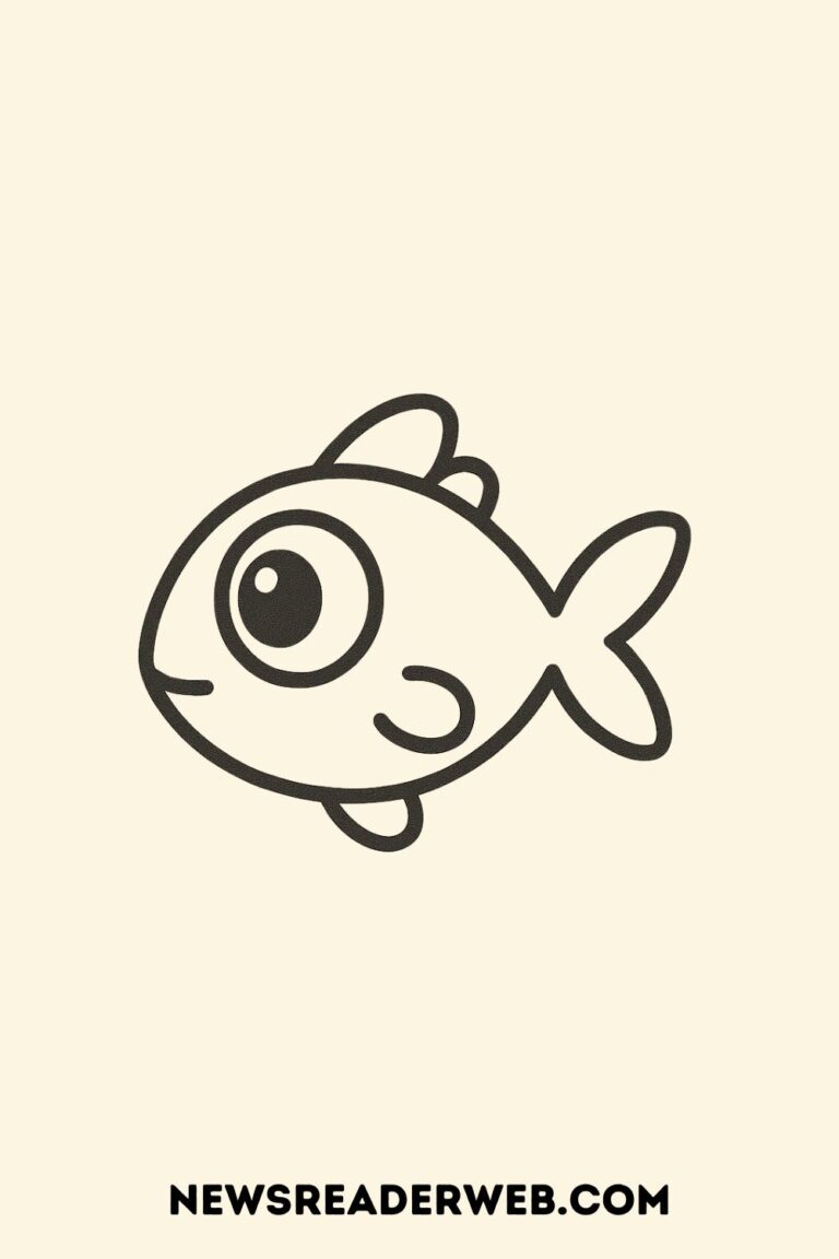 20 Easy Simple Cute Fish Drawing Ideas